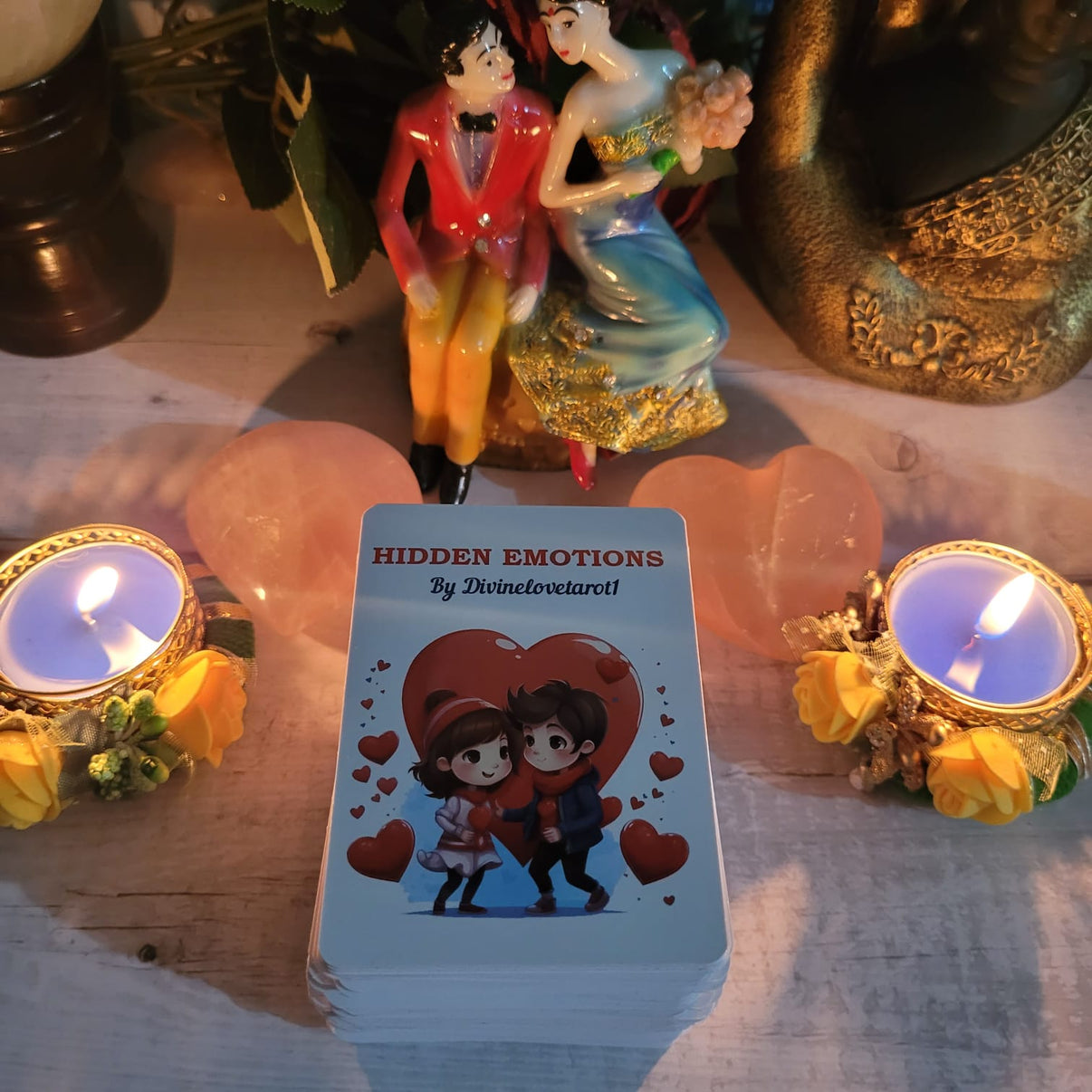 Hidden Emotions Oracle Cards – Healing Aura Crystals