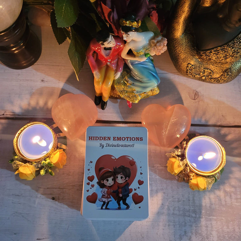 Hidden Emotions Oracle Cards – Healing Aura Crystals